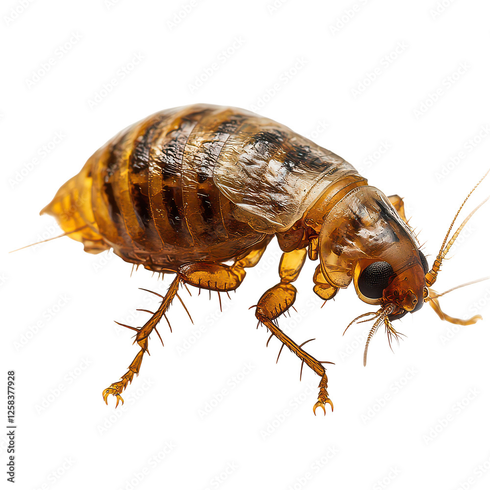 Rat flea isolated on transparent background, PNG Stock Photo | Adobe Stock
