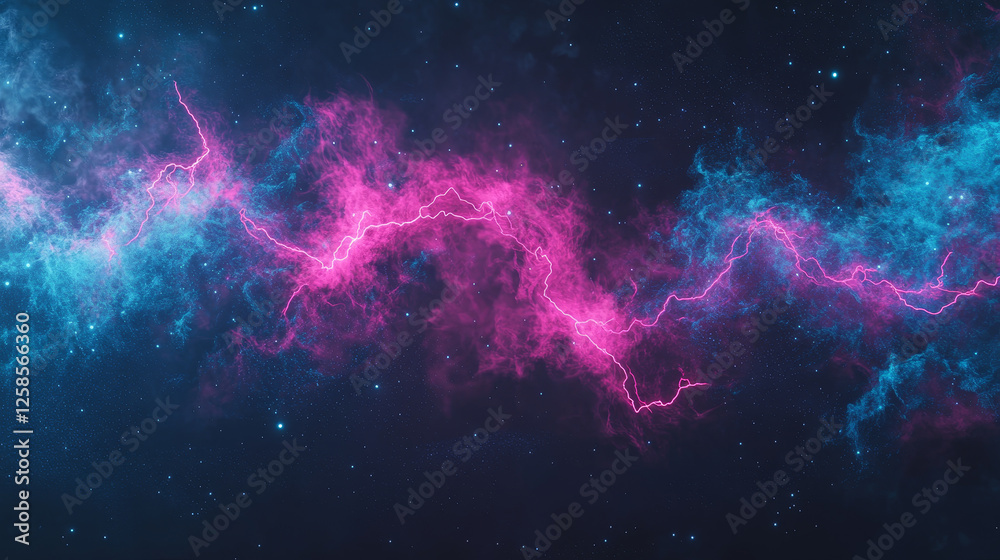 Lightning ball, electric strike impact. Vector realistic set of ...
