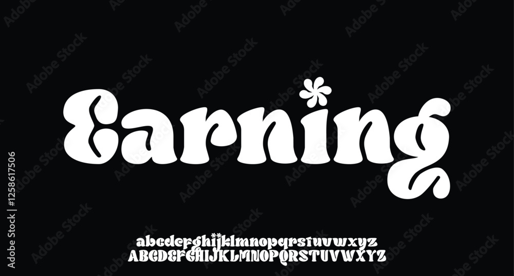 Abstract Fashion font alphabet. Minimal modern urban fonts for logo ...