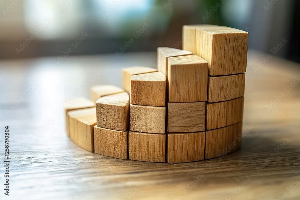 Increase market share, growth of business profit concept. Market penetration and expansion ...