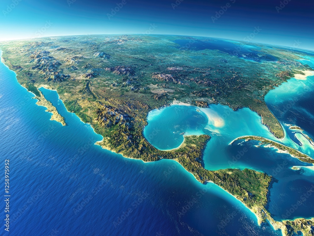 Map of the Gulf of Mexico: A Geographic Overview of Borders, States ...