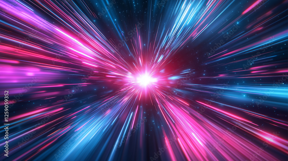 Neon speedway, Luxury motion speed drive Speed vibrant traffic trails ...