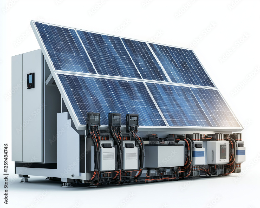 Solar rooftop installation capacity. Rooftop solar system with inverter ...
