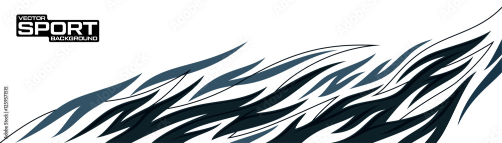 Abstract racing graphic design, vector design for vehicle wrap, jersey ...