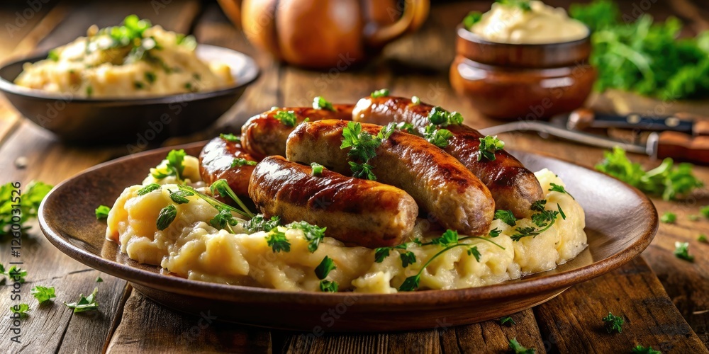 Scrumptious Irish food: candid images showcasing delicious banger and ...