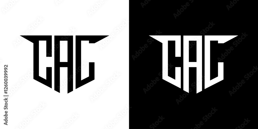 CAL letter logo design with white background in illustrator, vector ...