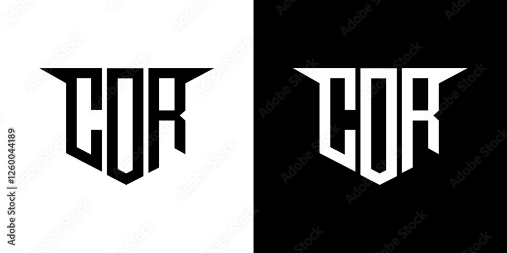 CDR letter logo design with white background in illustrator, vector ...