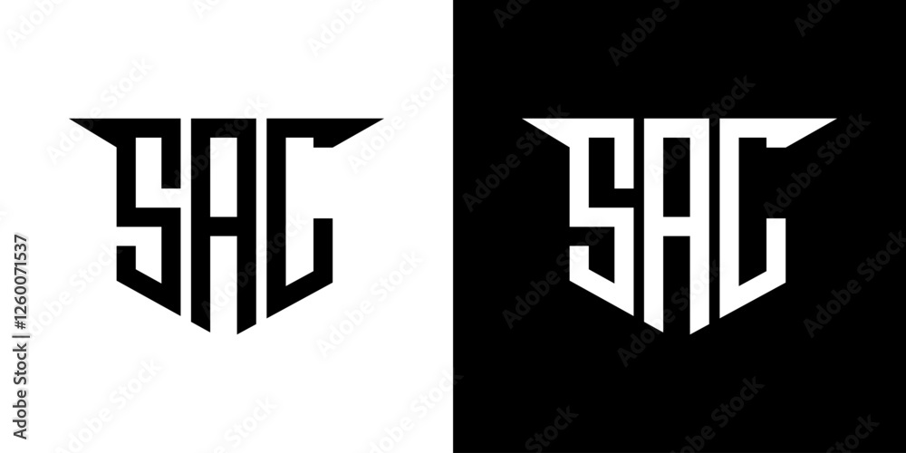 SAL letter logo design with white background in illustrator, vector ...