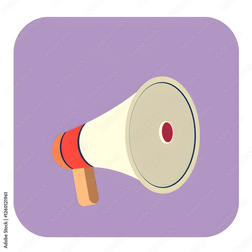 Loudspeaker, megaphone, bullhorn icon. Loud speaker, sound horn for ...
