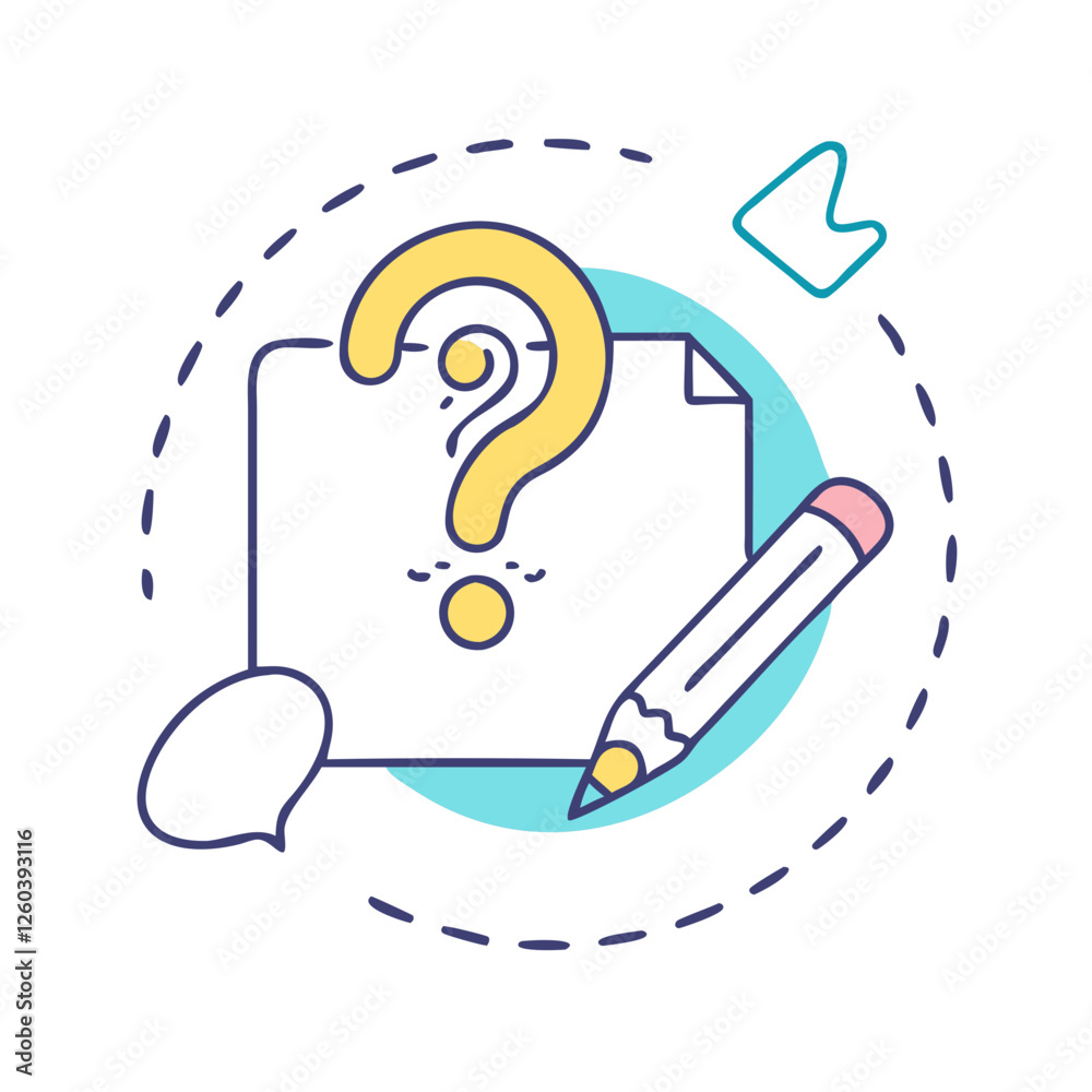 handwriting question mark icon, handwriting question mark vector ...