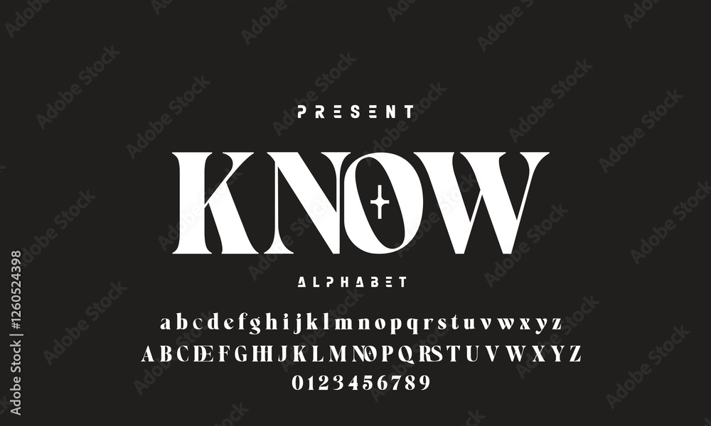 Lettering Fashion Designs. Modern elegant alphabet letters font and ...