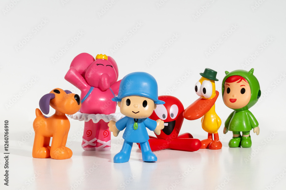 Pocoyo and friends posing together Stock Photo | Adobe Stock
