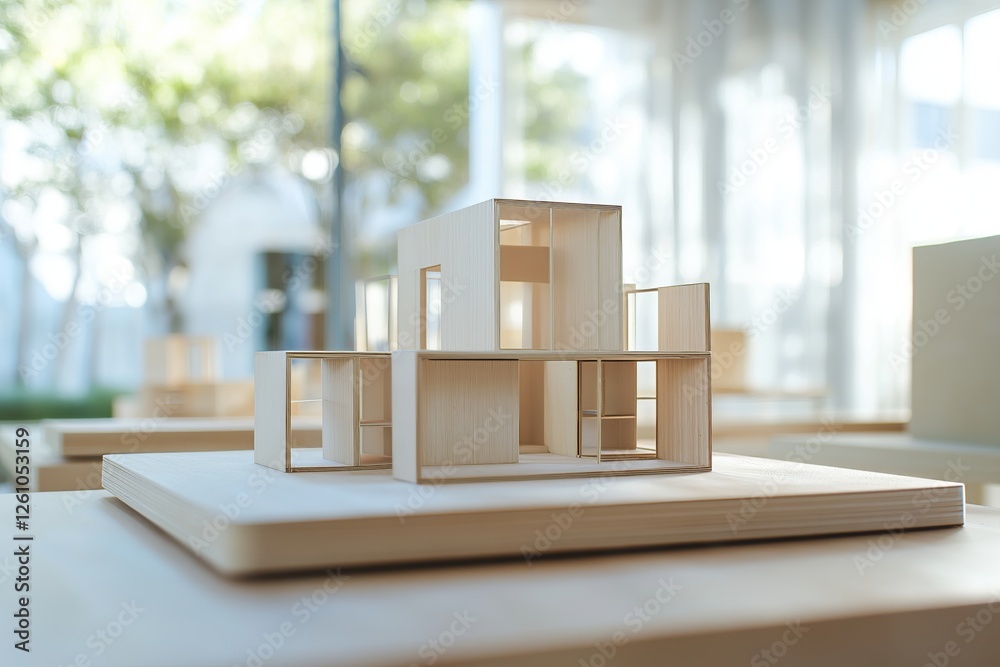Model showcases innovative prefabricated house design concepts ...