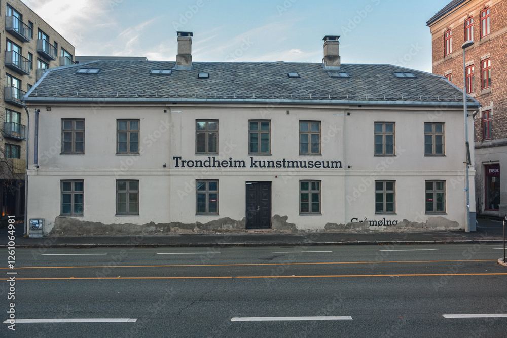 Trondheim, Norway – October 18, 2024 - Outside view of the Trondheim ...