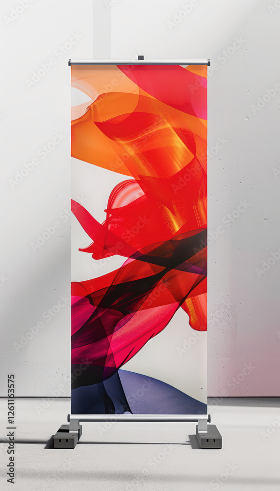 Creative Pop-Up Banner Design with Bold Graphics for Professional Event ...