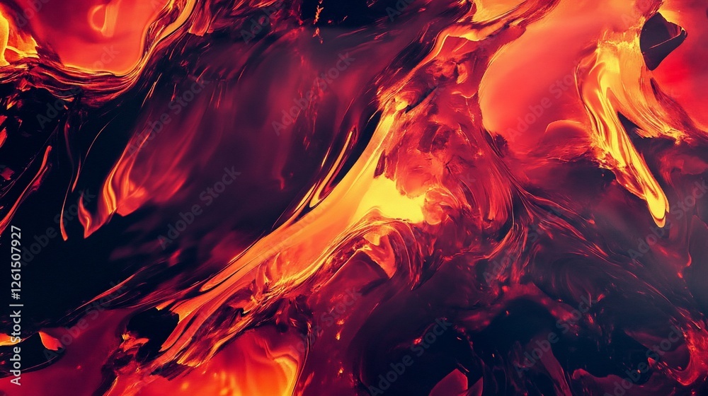 Dynamic abstract flames GIF animation featuring realistic fire textures ...