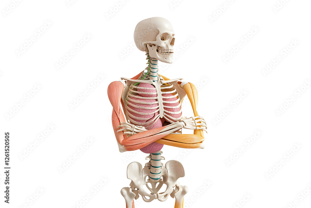 Anatomy study skeleton model science lab educational content clinical ...