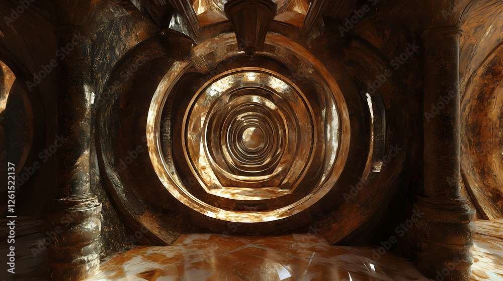 Time travel portal gateway vortex passage warp continuum. Temporal ...