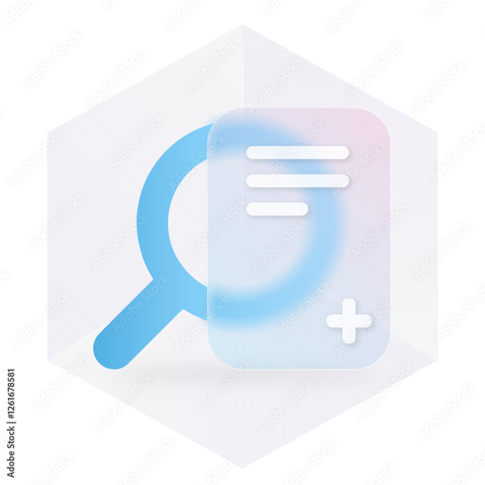 3D Box Ecommerce Digital Glassmorphism UI Icon Sign and Symbol Design ...