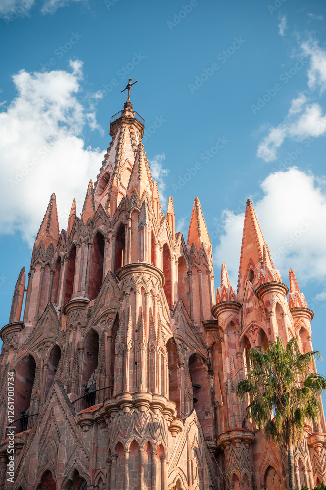 Cathedral details of San MIguel de Allende, Mexico - Parroquia de San ...