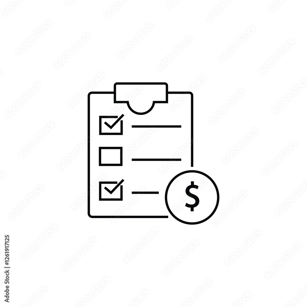 price list icon from collection for mobile concept and web apps icon ...