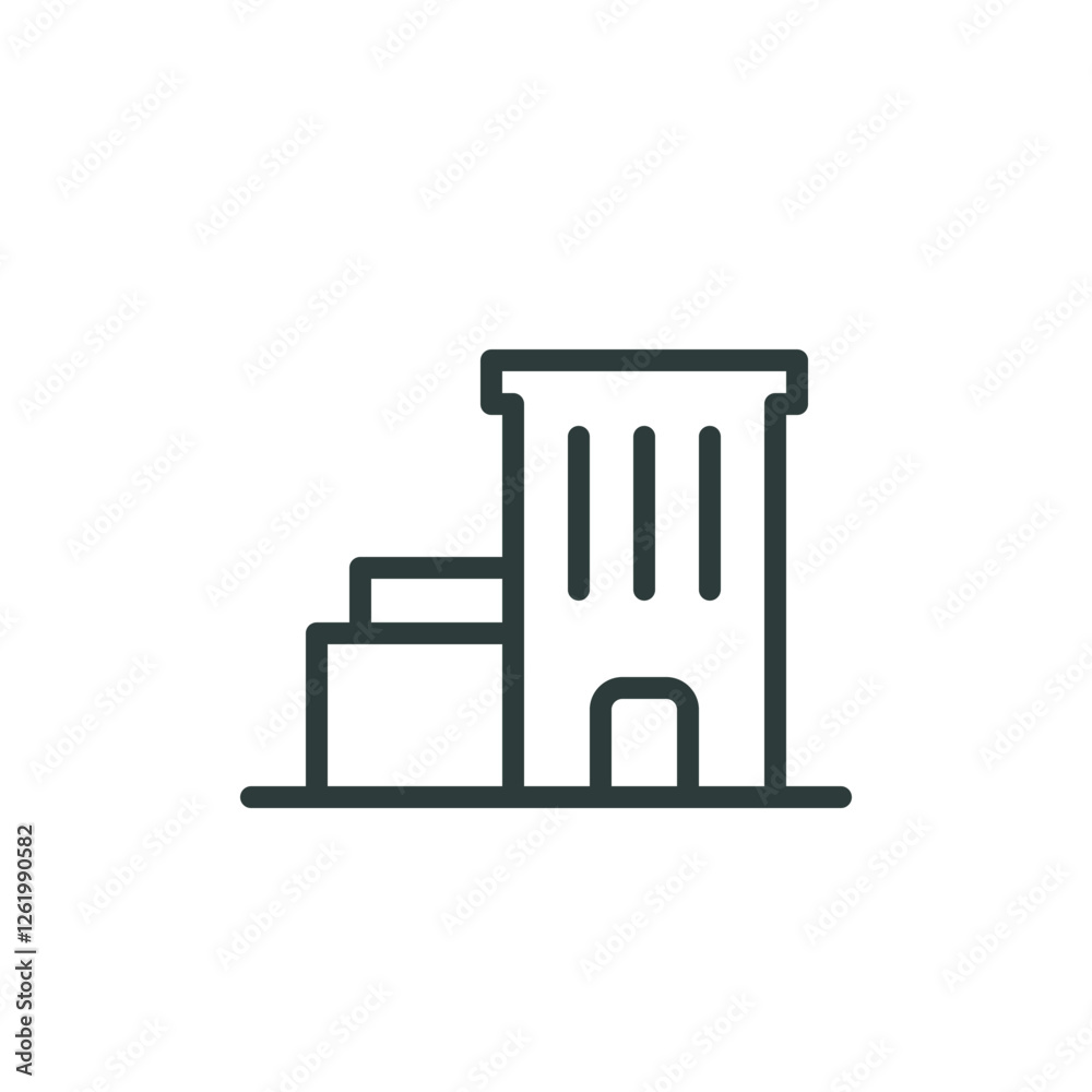 Historic east house in traditional arabic architecture with wind tower ...