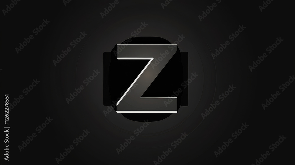 Letter Z icon for photo school or professional photography workshop and ...
