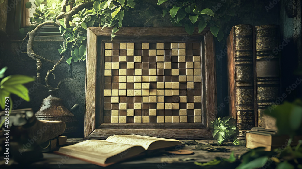 Crossword game grid, vector cross word puzzle worksheet templates with ...