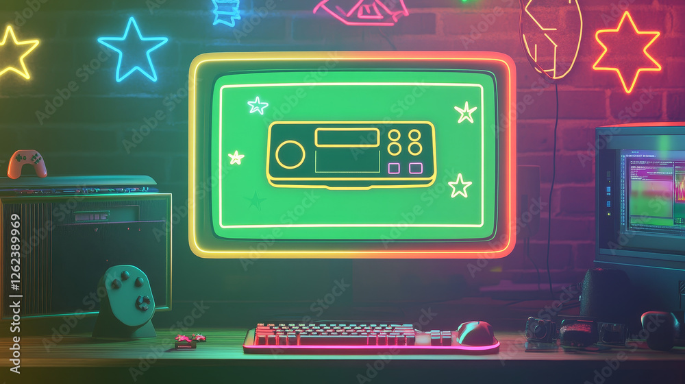 Y2k retro window rave sticker. Vector browser, old page with playful ...