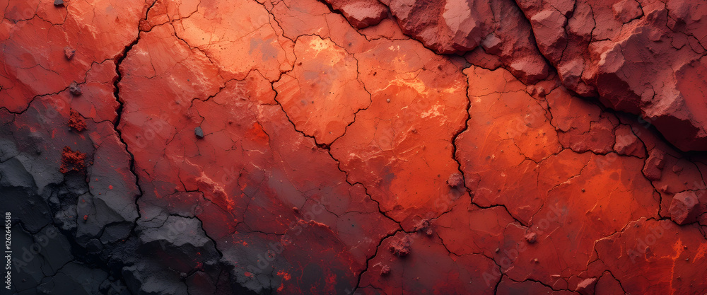 Red orange grunge background Toned stone texture Mountain texture close ...