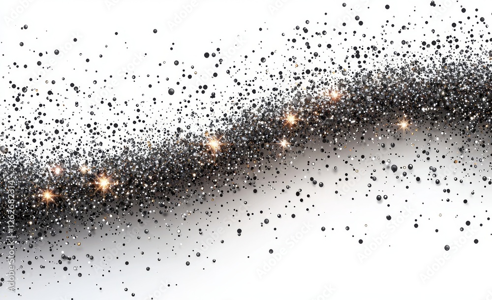 silver glitter rectangle frame accompanied by an abstract shiny long ...