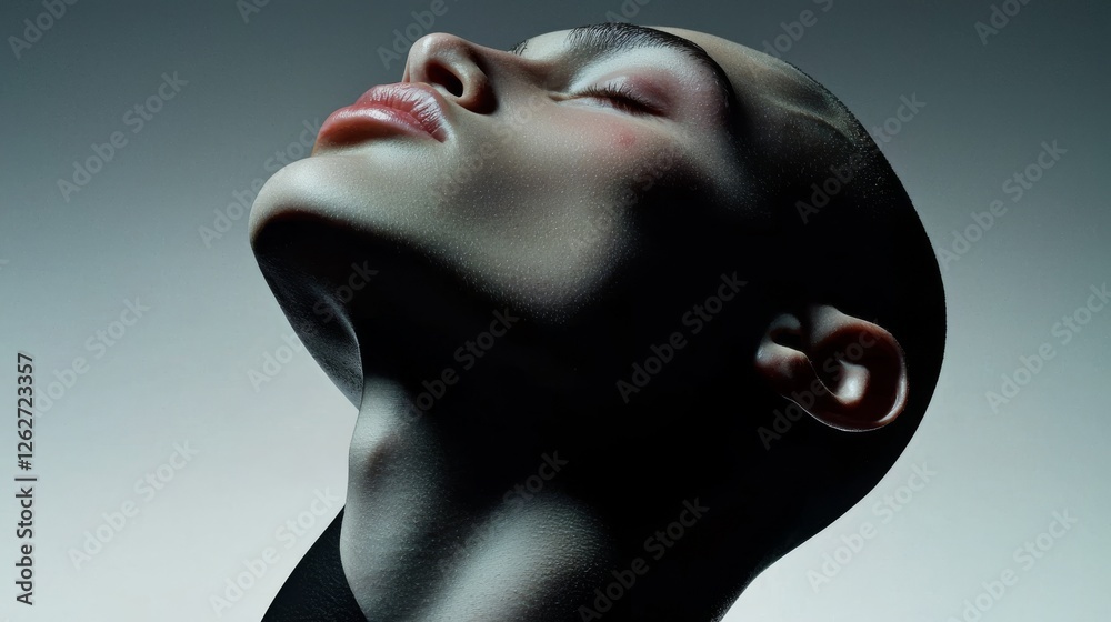 Shingles virus causes an outbreak, depicting a painful skin rash Stock ...