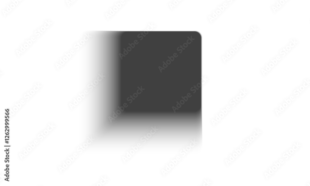 Realistic shadow drop, transparent shadow effect. Design elements ...