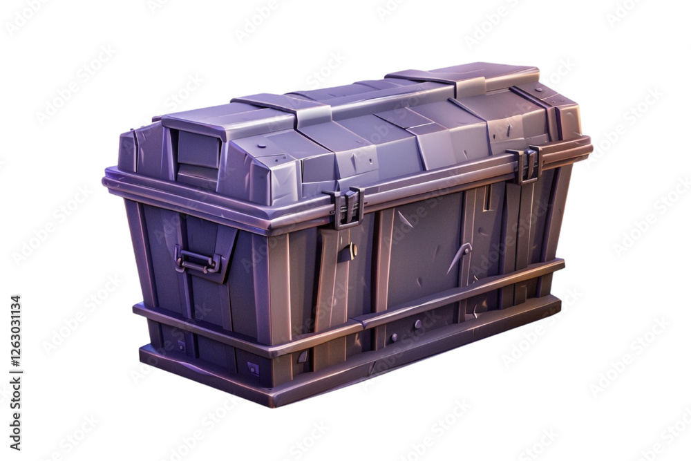 Plastic Dumpster on Transparent Background – Waste Disposal Container ...