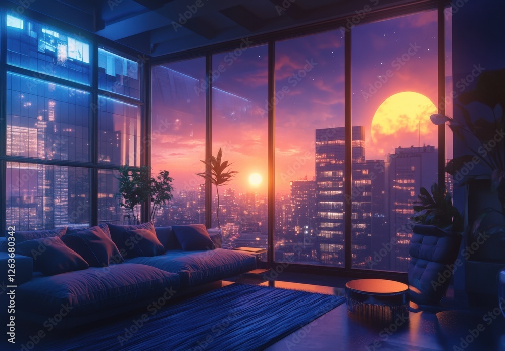 animated virtual backgrounds, stream overlay loop, interior, cozy ...