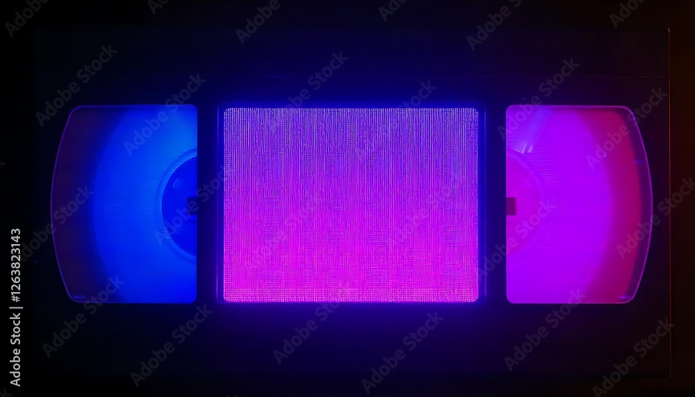 Retrov vhs screen noise digital studio video art grunge aesthetic close ...