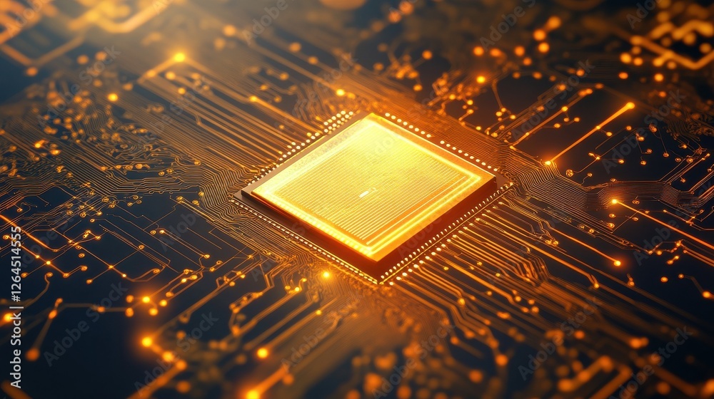 Chip circuit board design, digital life, Internet technology, AI ...