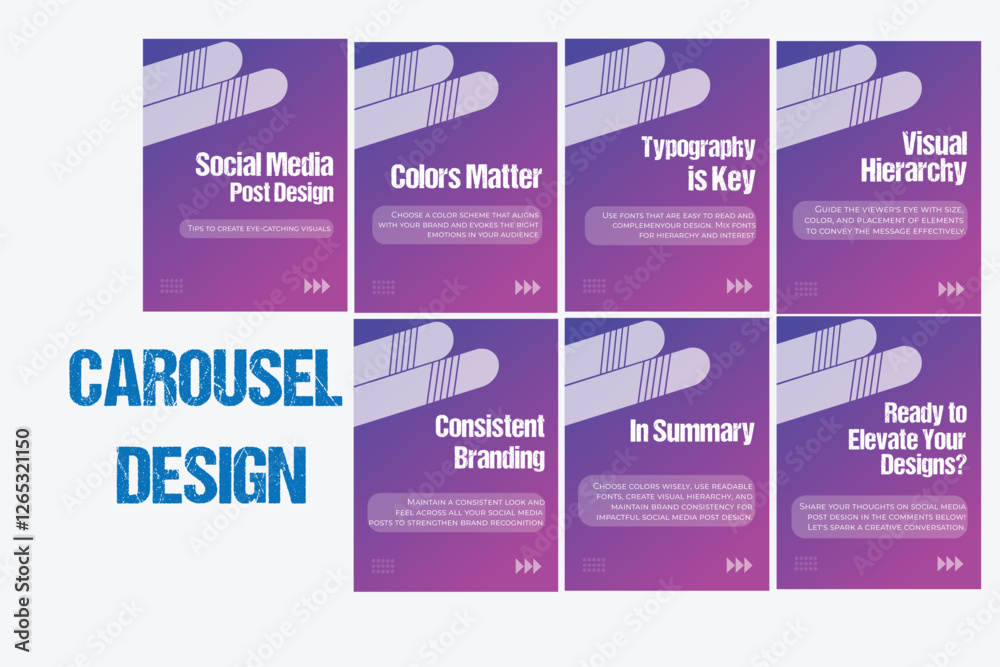 How to write a blog posts social media carousel, step by step guide to ...