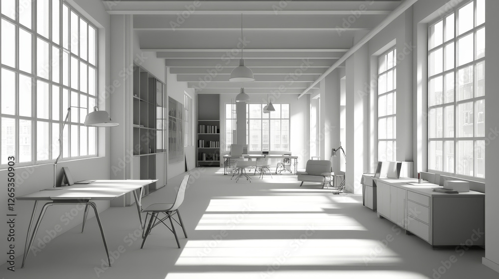 3D Rendering Process Create Floor Plan: Begin by sketching the floor ...