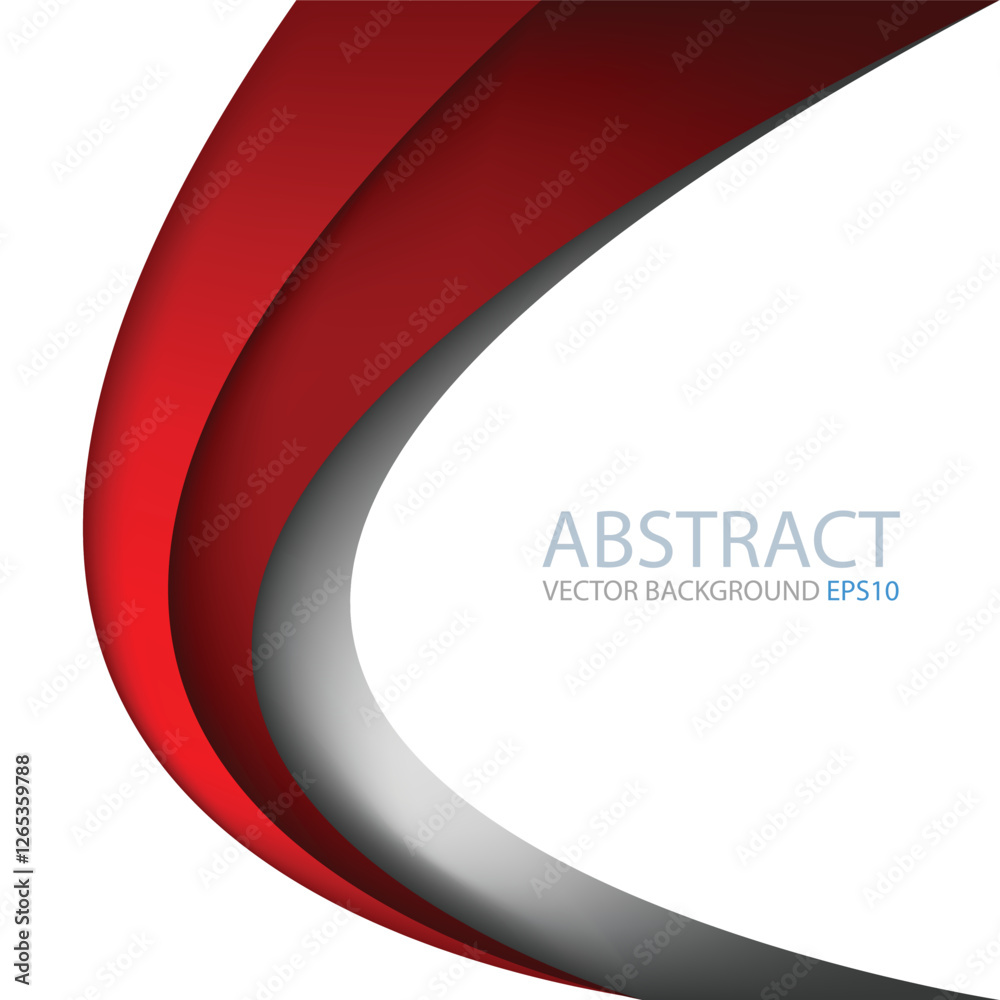 graphic vector curve line overlap background for text and message ...