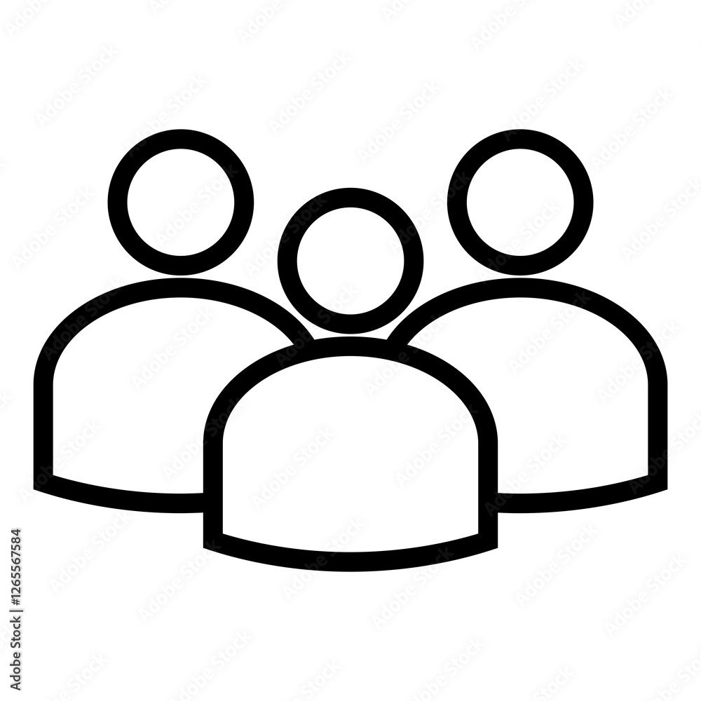 team vector icon Stock Illustration | Adobe Stock