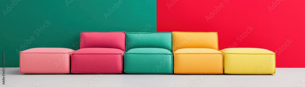 Modular furniture from recycled materials allowing flexibility and ...