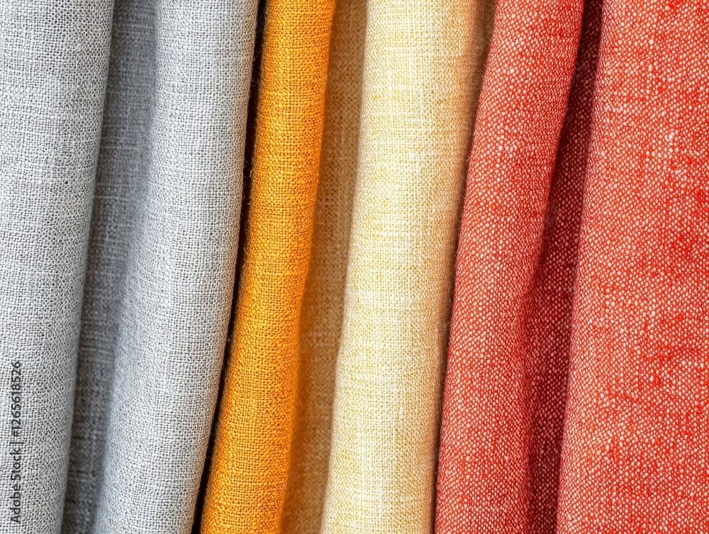 sustainable interior design with natural textiles and trends. Herbal ...