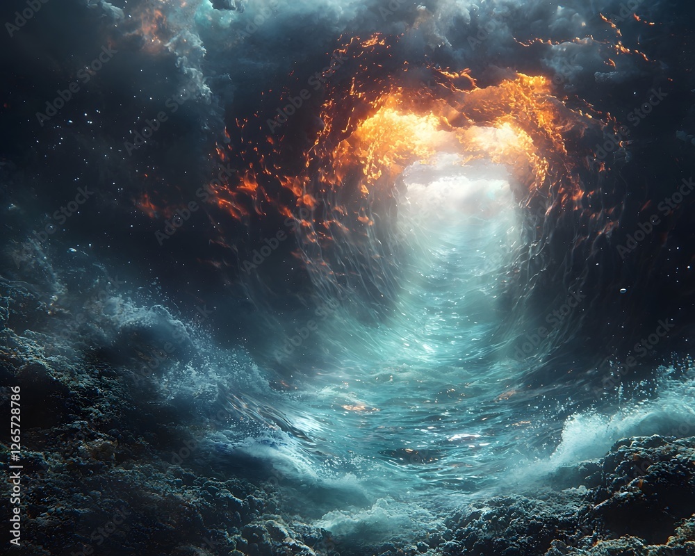 Transformative Wastewater Vortex Futuristic Environmental Dome ...