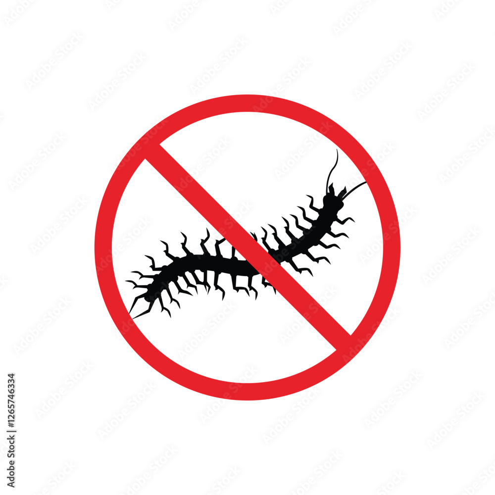 prohibited and dangerous signs. caterpillar danger. it is forbidden to ...