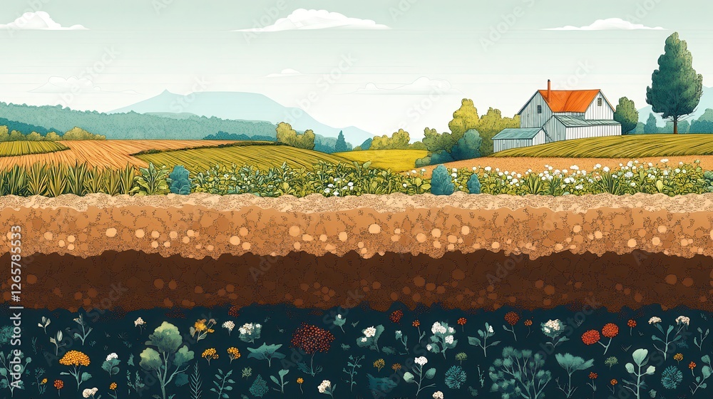 Soil health infographic showcasing crop rotation and cover selection ...