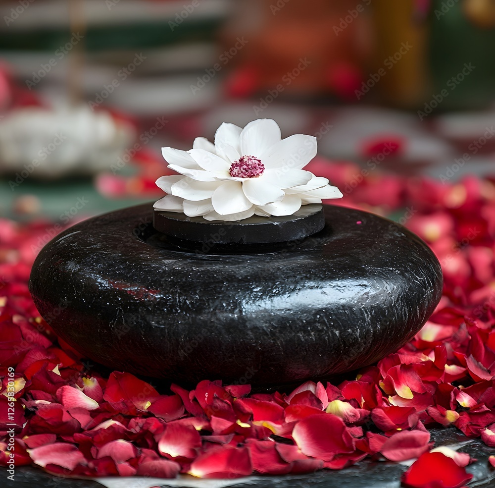 Shiva lingam sacred shire in India and hidu religion. Shiva linga, an ...
