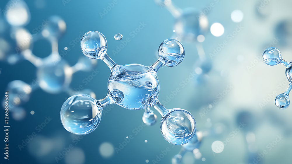 diagram of water molecules in different states (solid, liquid, gas ...