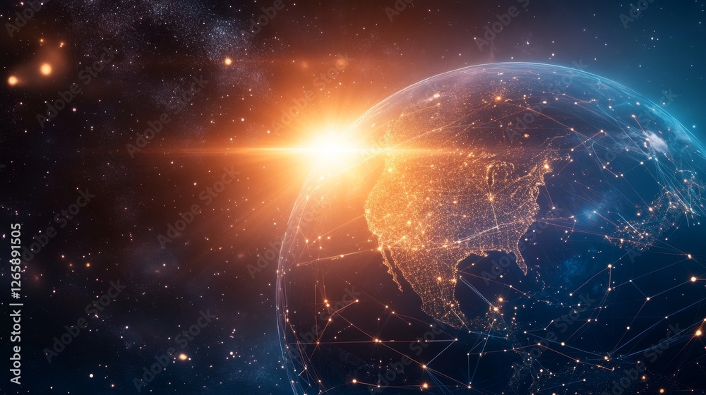 Global distribution animation online digital art virtual environment ...