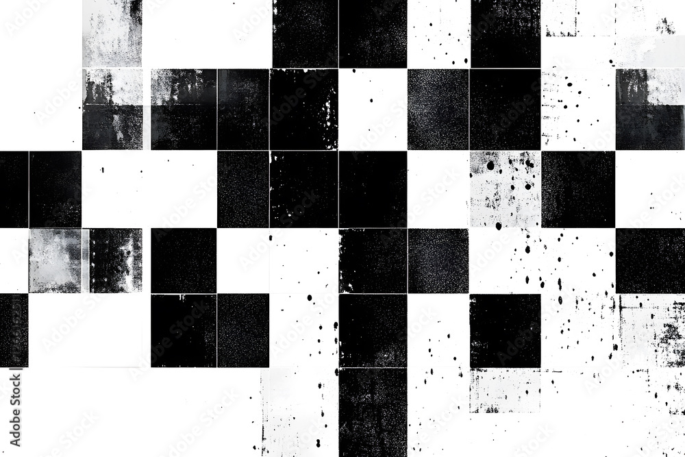 Dark black, white bw grain line noise abstract background. Analog ...